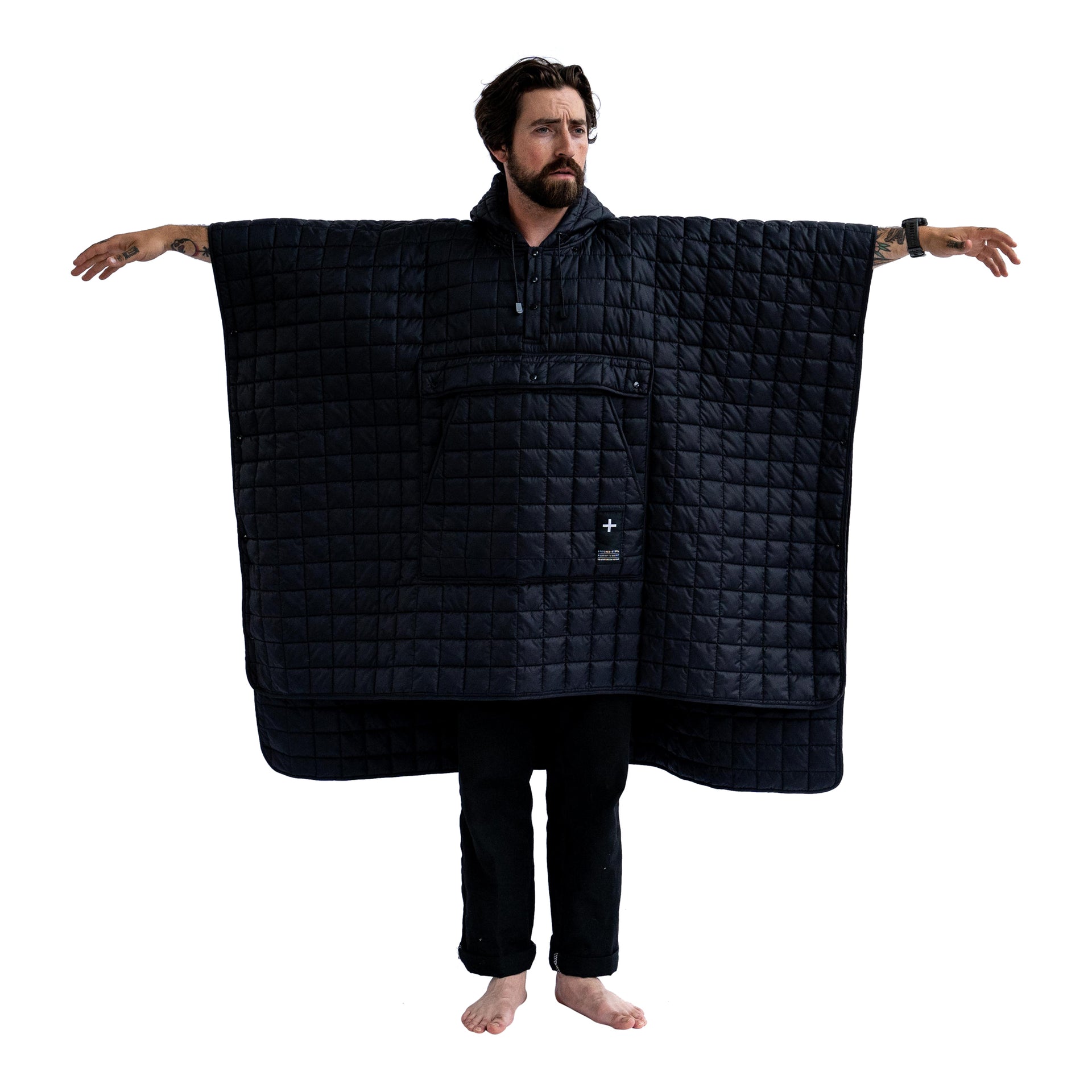 Insulated Blanket Poncho – STITCHES + STEEL