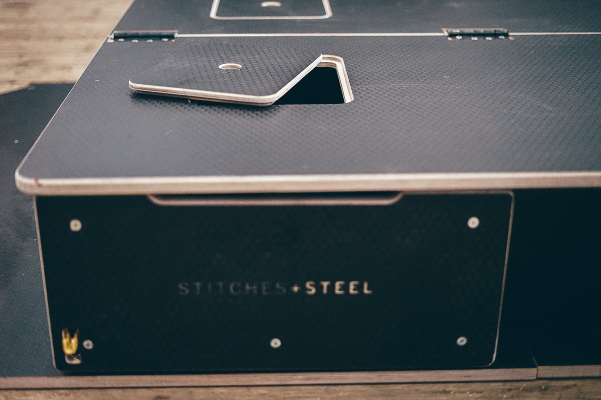 VW Transporter T5/T6 SWB Panel False Floor – STITCHES + STEEL