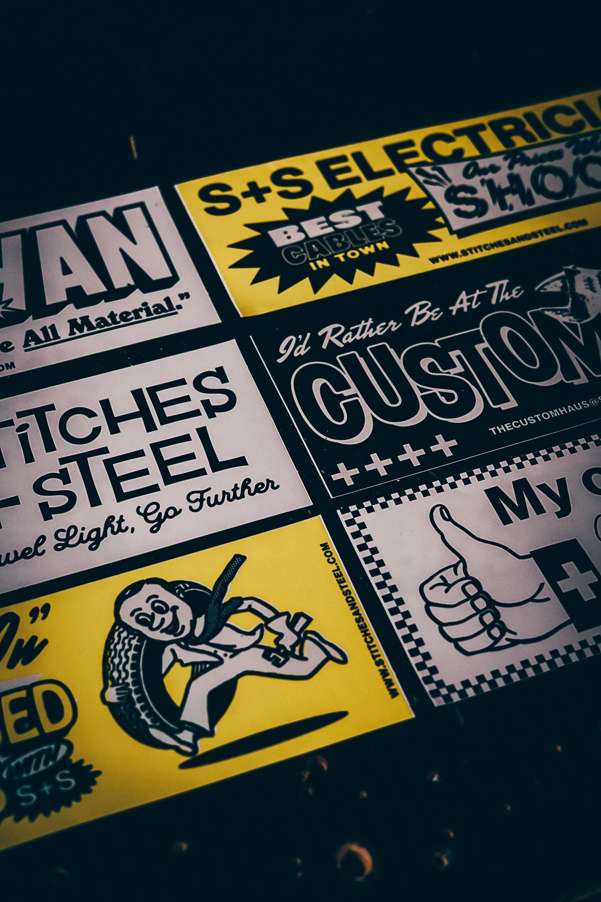 Bumper Sticker Pack – STITCHES + STEEL