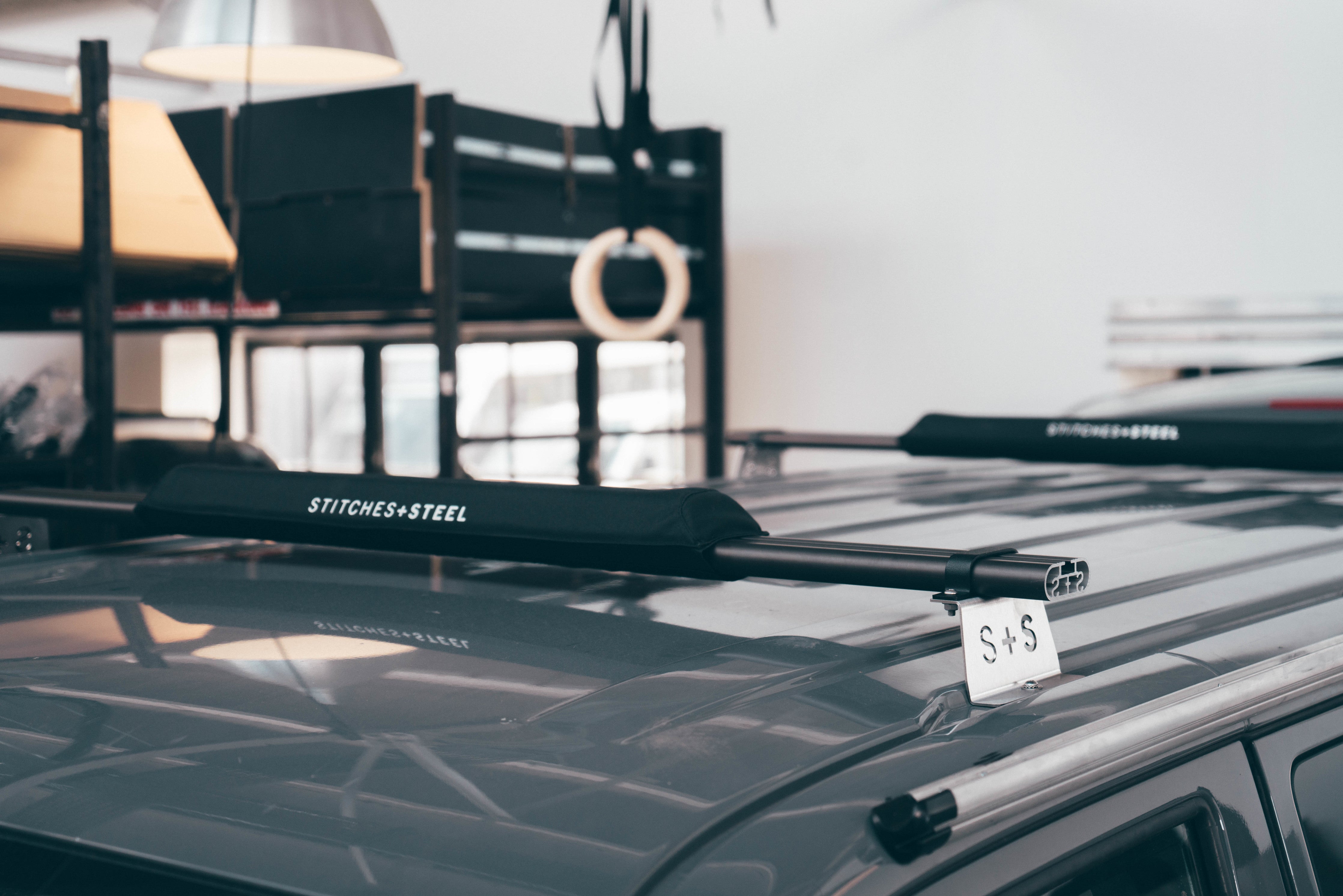 Surfboard, SUP, Kayak Aero 18" Roof Bar Pads – STITCHES + STEEL