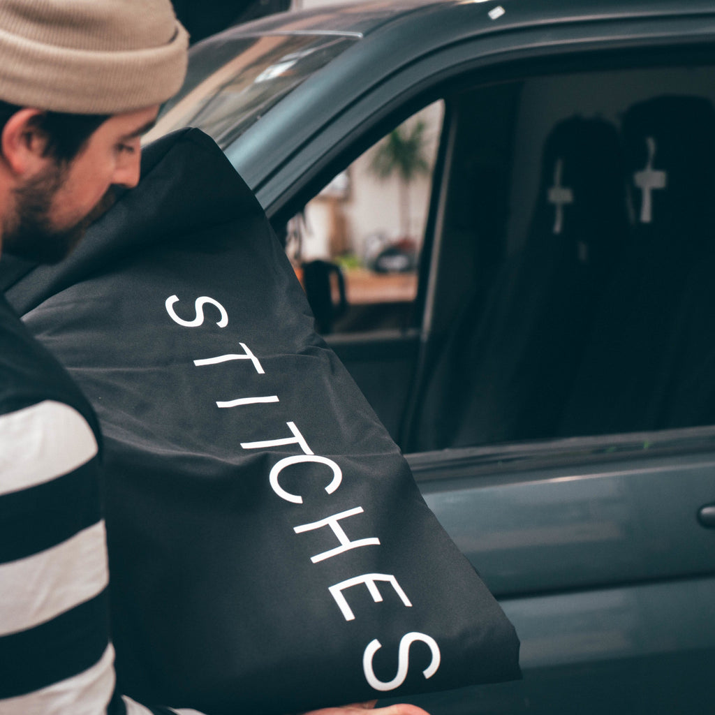 VW Transporter T5, T5.1, T6 Windscreen Cover – STITCHES + STEEL